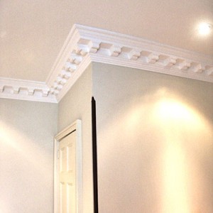 A range of beautiful decorative plaster cornice, Portsmouth, Hampshire ...